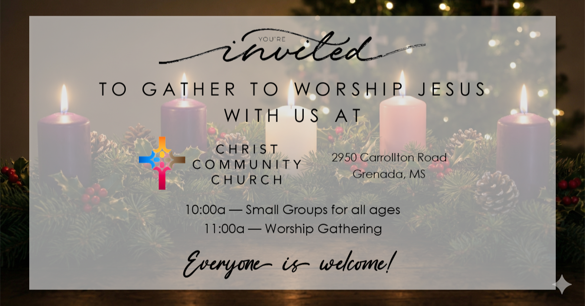 Songs for Sunday, December 28, 2025 @ Christ Community Church (Advent ...